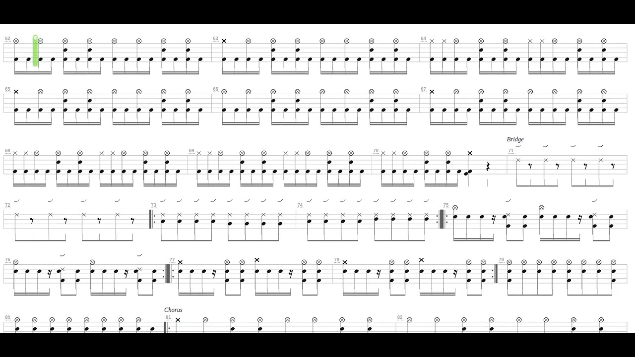 Track 32 + Diablo + Drum only + Drum tab - YouTube