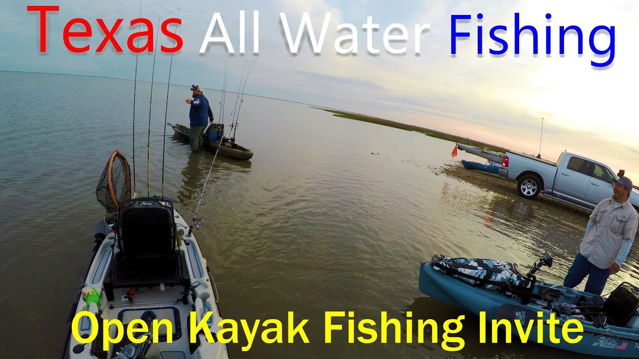 Open Kayak Fishing Invite Christmas Bay Texas - YouTube