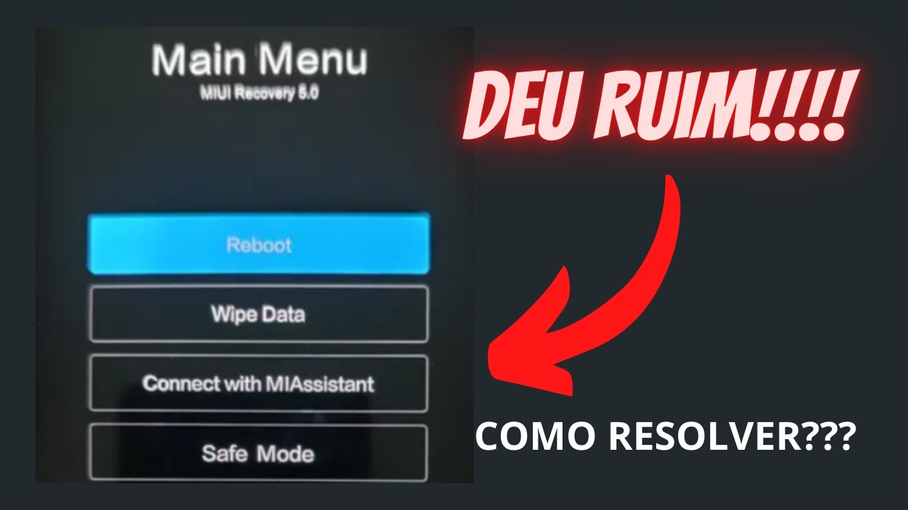 MIUI Recovery 5.0! Técnicas para resolver sem precisar perder nada? # ...