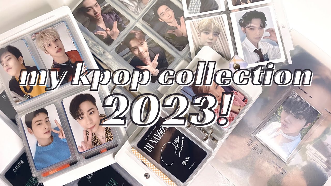 my (super late) kpop collection 2023!! - YouTube