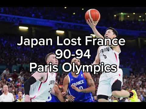 Japan Lost France 90-94 Paris Olympics - YouTube