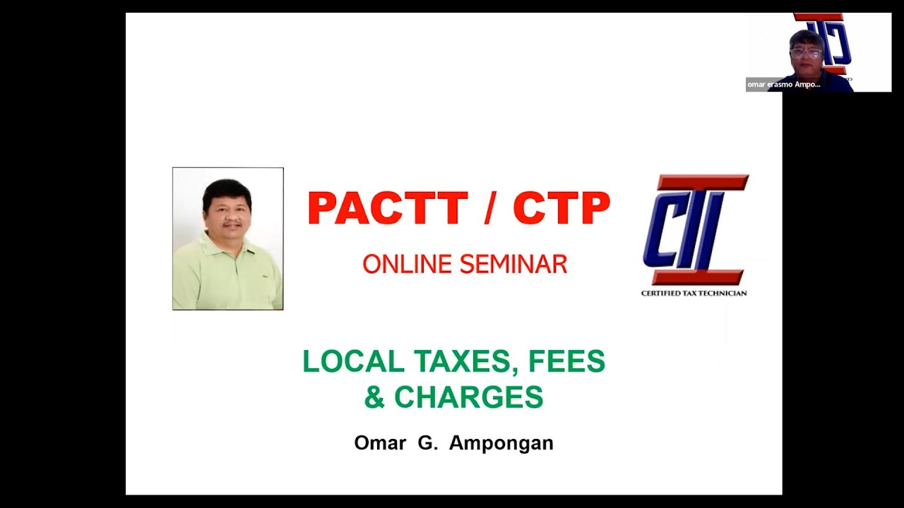 Local Taxes, Fees & Charges - YouTube