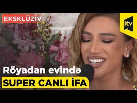 Röyadan evində super canlı ifa - EKSKLÜZİV