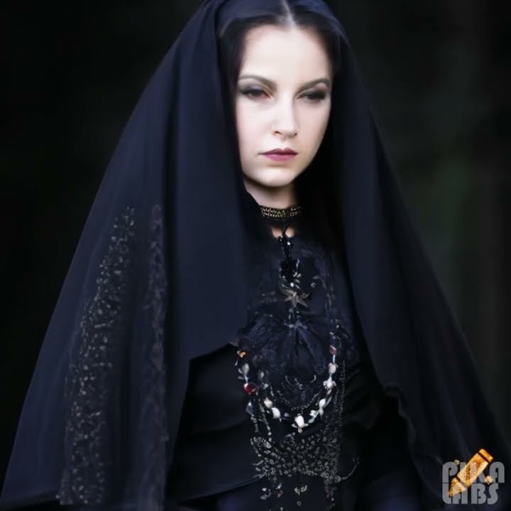 🌹 A Glimpse of Grace: The Enigmatic Beauty of a Gothic Orthodox ...