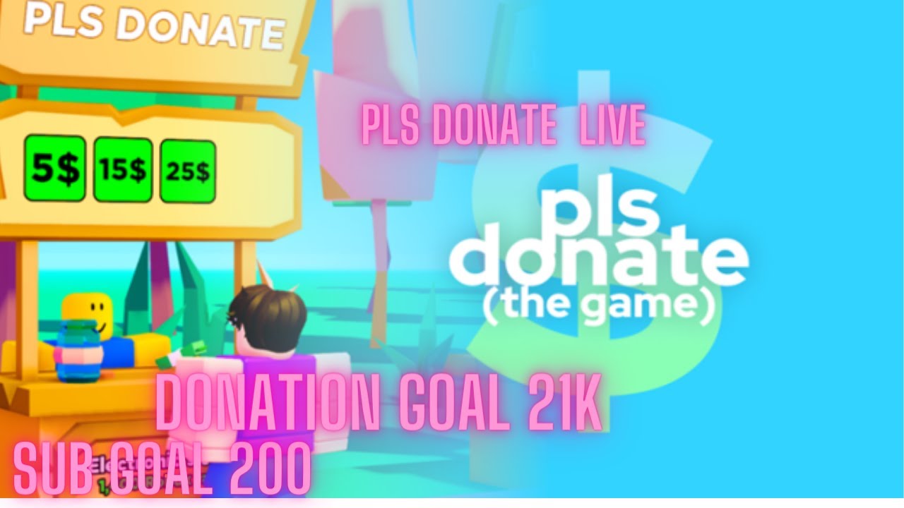Gifting robux to viewers on pls donate! (REAL LIVE) - YouTube