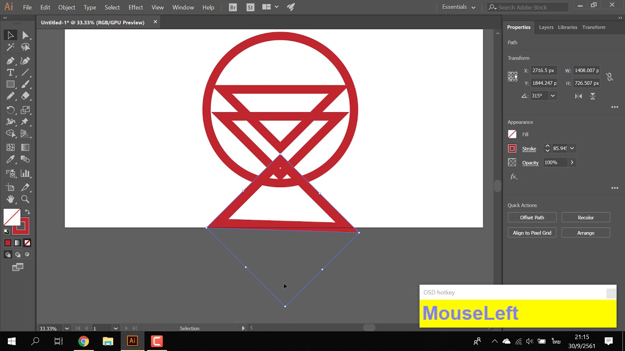 Adobe illustrator illustrator Tuitorial Logo Design - YouTube