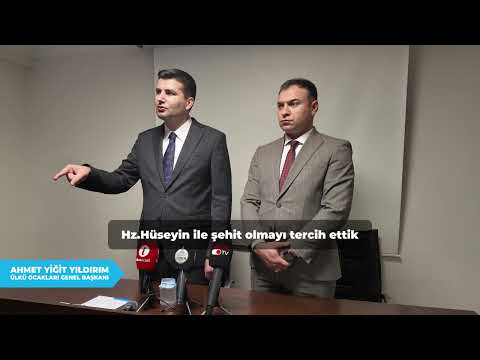 Ülkü Ocakları Genel Başkanı Ahmet Yiğit Yıldırım'ın konuşması gündem oldu
