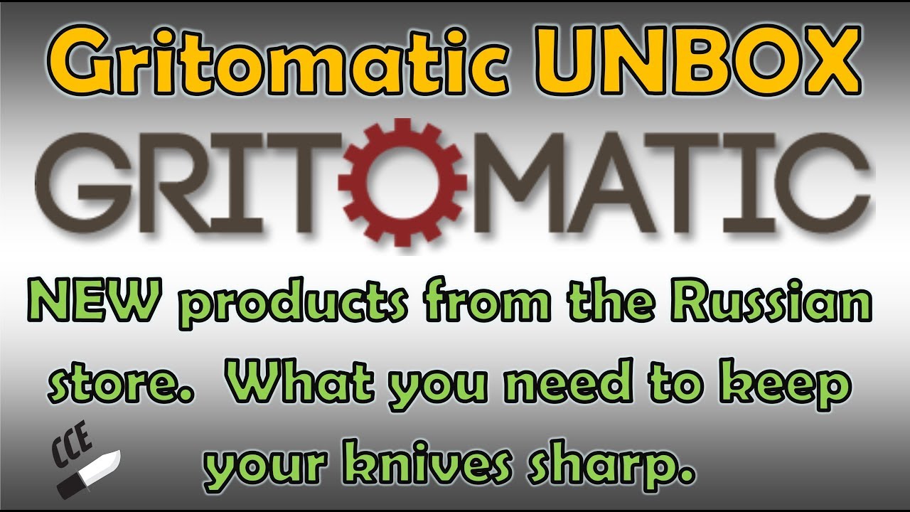 NEW from GRITOMATIC - UNBOX video of what you need to keep your knives ...
