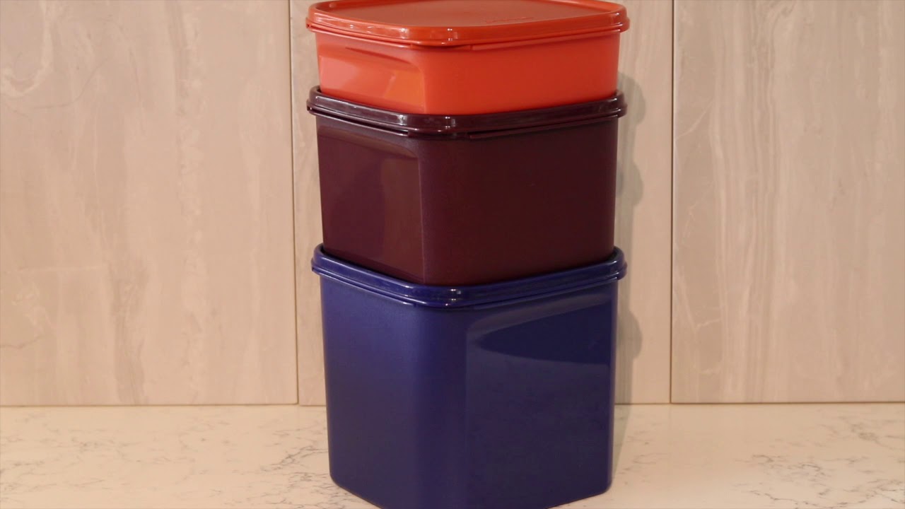 Tupperware Square Space Savers Set - YouTube