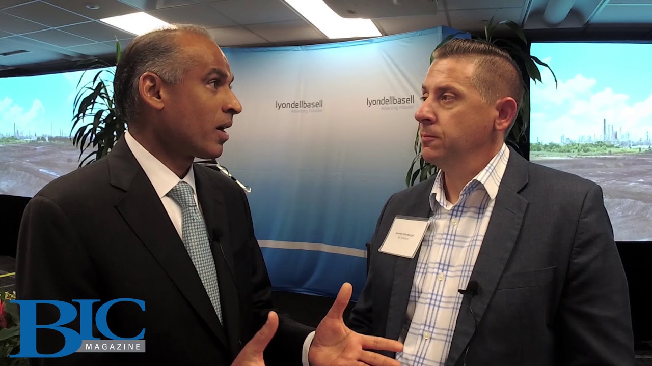 CEO of LyondellBasell, Bob Patel, discusses $2.4 billion project - YouTube