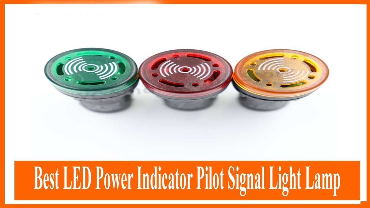 Best LED flash alarm indicator light signal lamp - YouTube