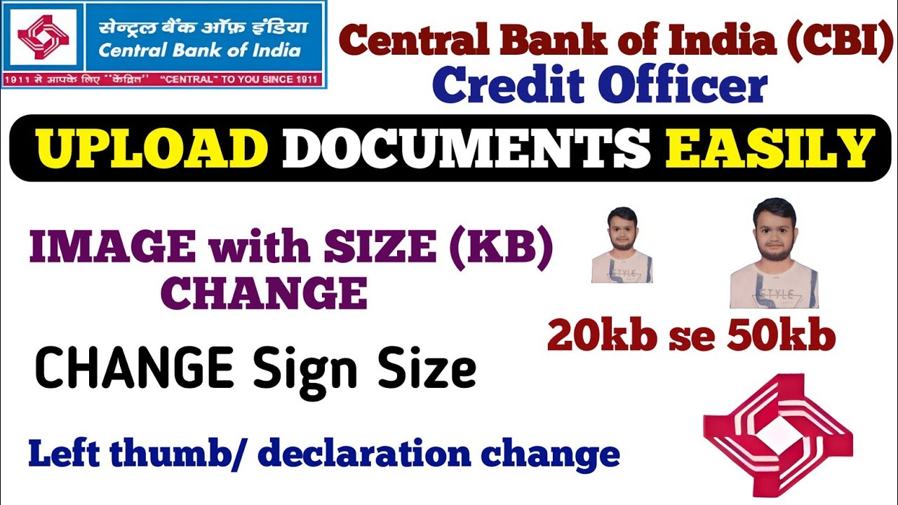 Central Bank of India (CBI) Credit Officer Online Form 2025 |Step-by ...
