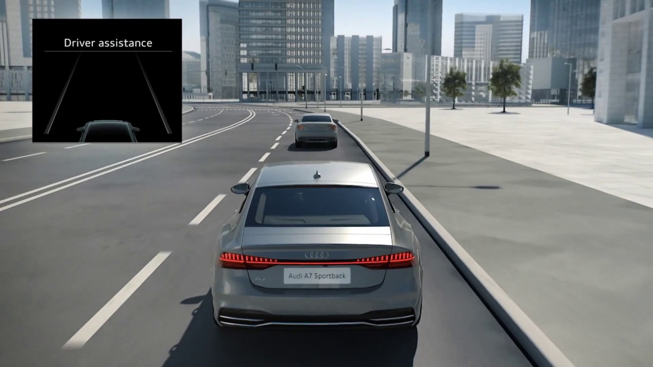 Audi A7 : Driving assistance - YouTube