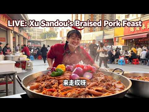 LIVE Braised Pork with Dry Sauce - a distinctive Chinese dish #7/26