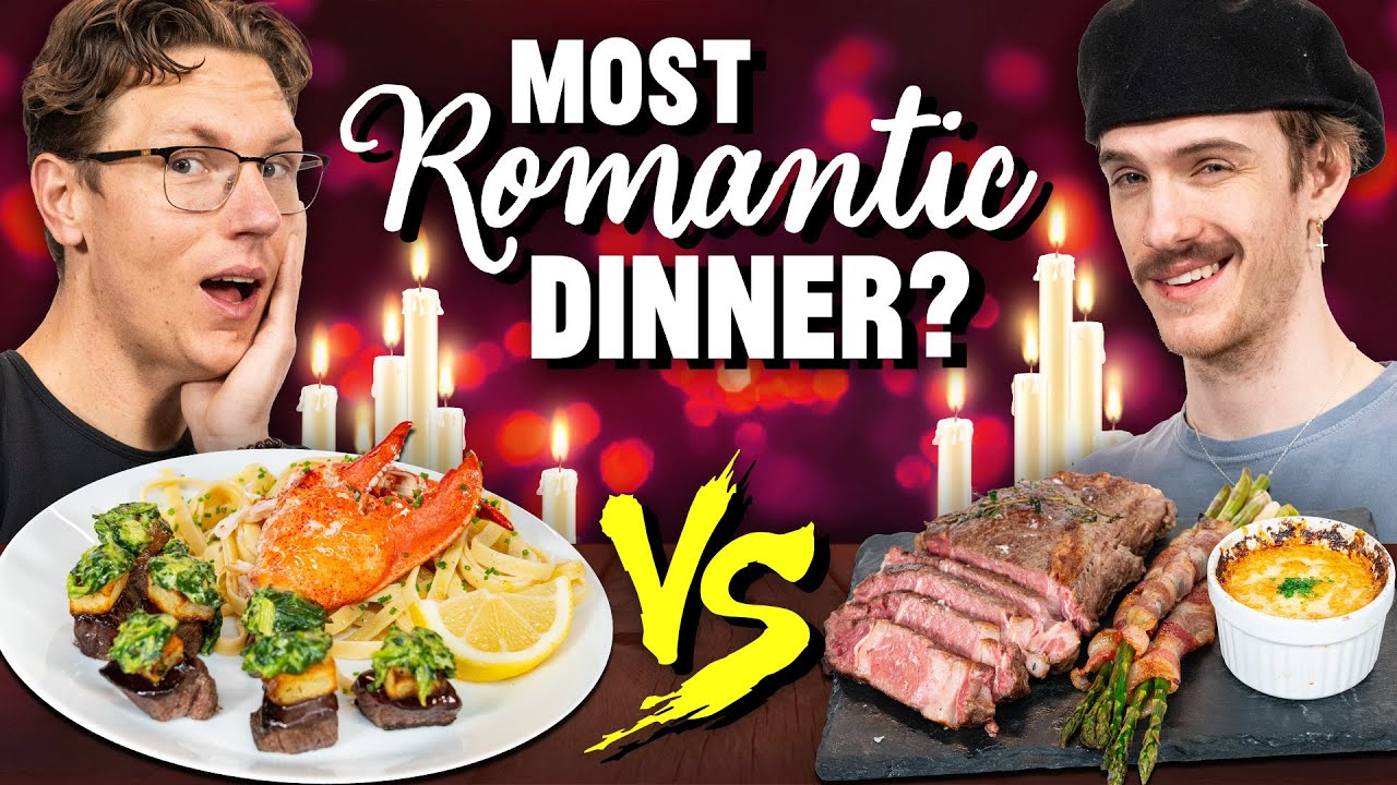 Surprising Mythical’s Cutest Couple With A Romantic Dinner - YouTube