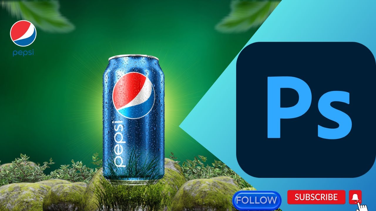 Product Design With Photosho Pepsi Add [Designer: JAYED HASAN] - YouTube