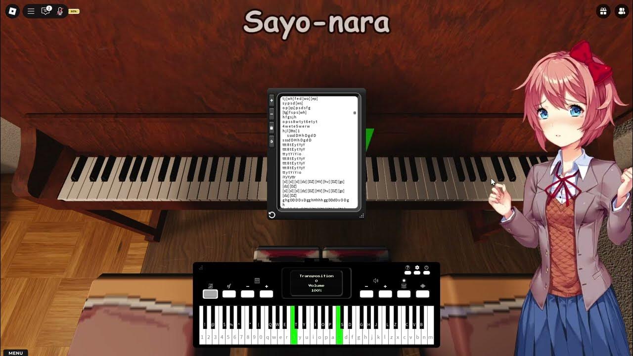 Sayo-nara X Your Reality X Megalovania X Schoolhouse Trouble (Roblox Piano) - YouTube