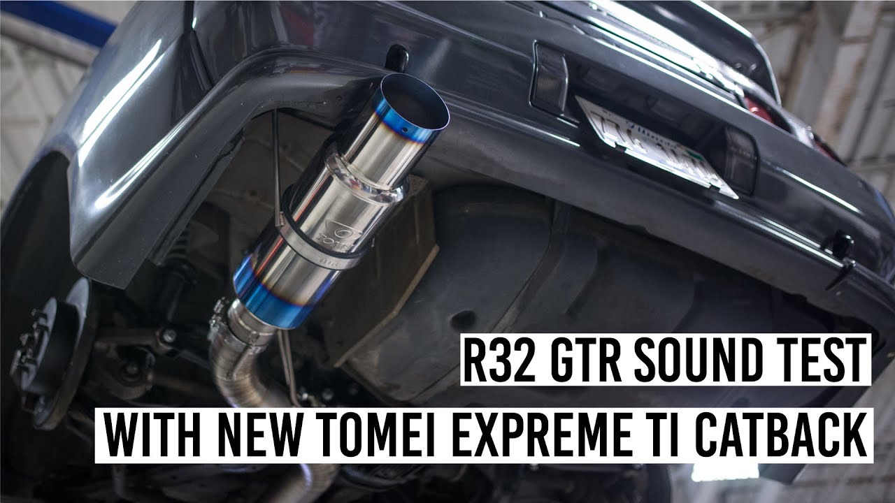 Product Feature: R32 GTR Tomei EXPREME Ti Exhaust - YouTube