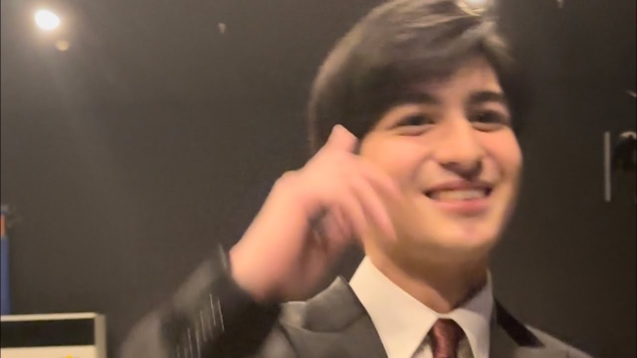Handsome Andres Muhlach asked if plans to join showbiz - YouTube