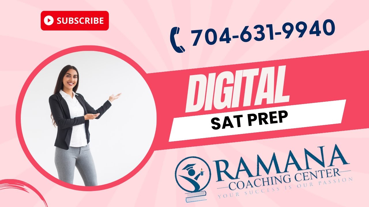 Digital SAT Prep | Ramana Coaching Center - YouTube