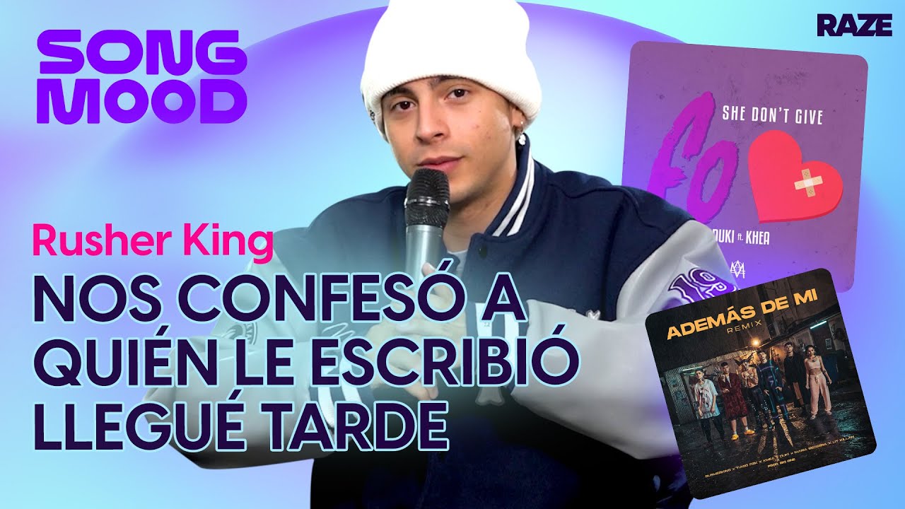 Rusherking: ¿A quién le dedica sus canciones? Esto les dijo a sus ...