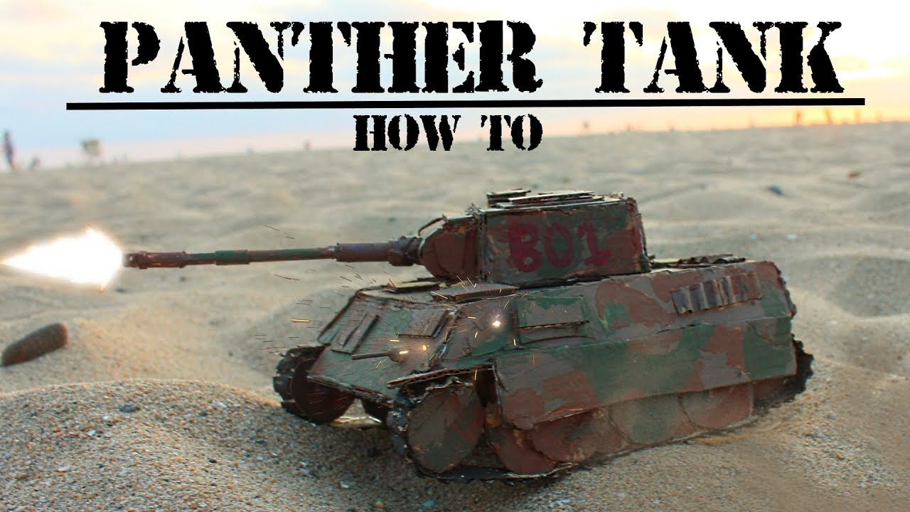 WW2 Cardboard Panther | How To - YouTube