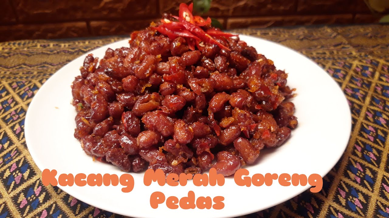 Kacang Merah Goreng Extra Pedas Super Renyah - YouTube