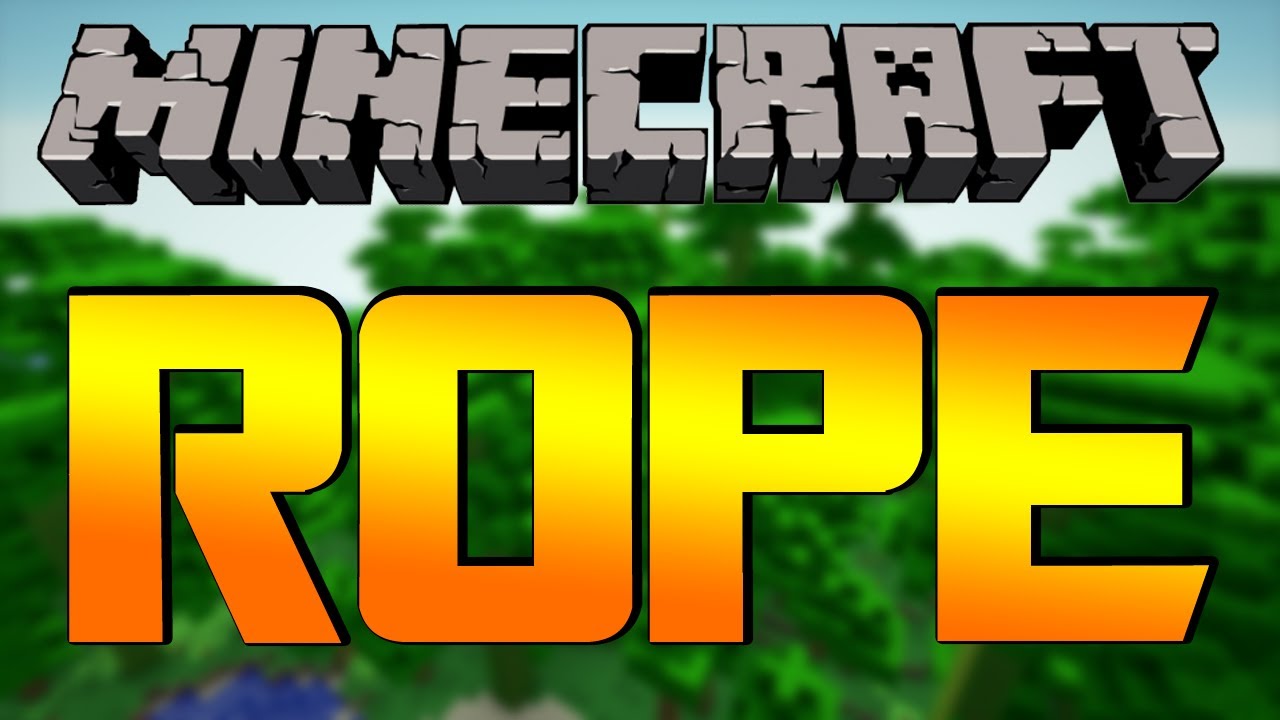 MINECRAFT MOD: ROPE/SEIL [HD] [German/Deutsch] Review/Tutorial - YouTube