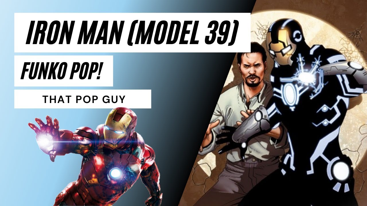 UNBOXING Funko POP! Marvel #555 Iron Man (Model 39) AAA Anime Exclusive ...