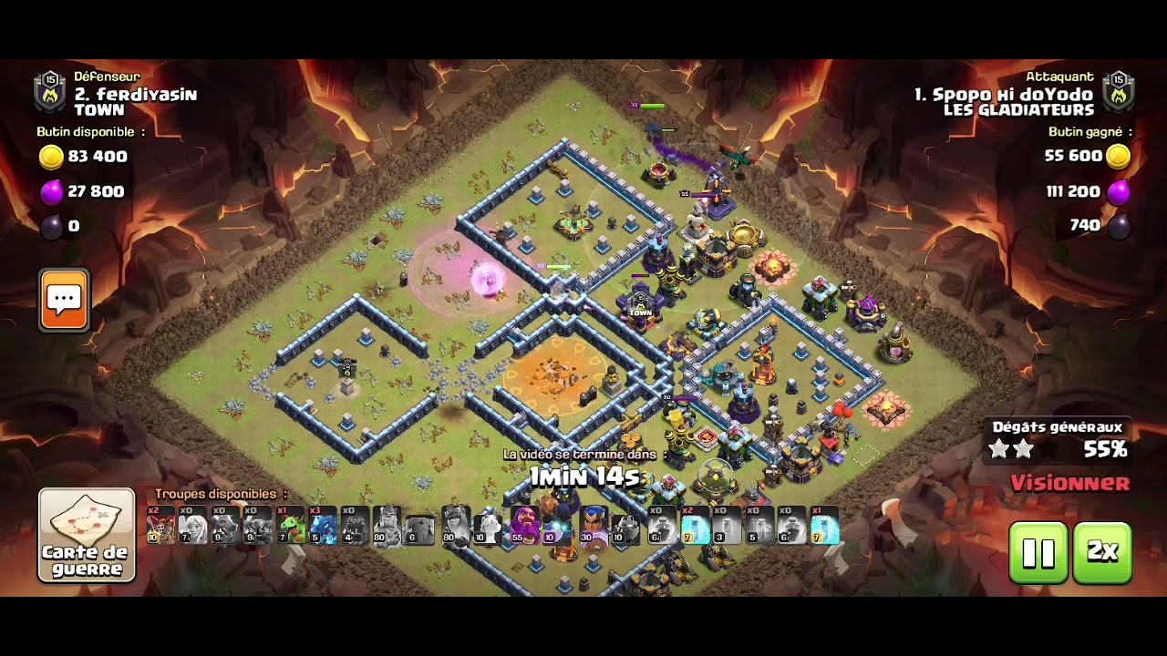clash of clan hdv 14 vs hdv 15 - YouTube