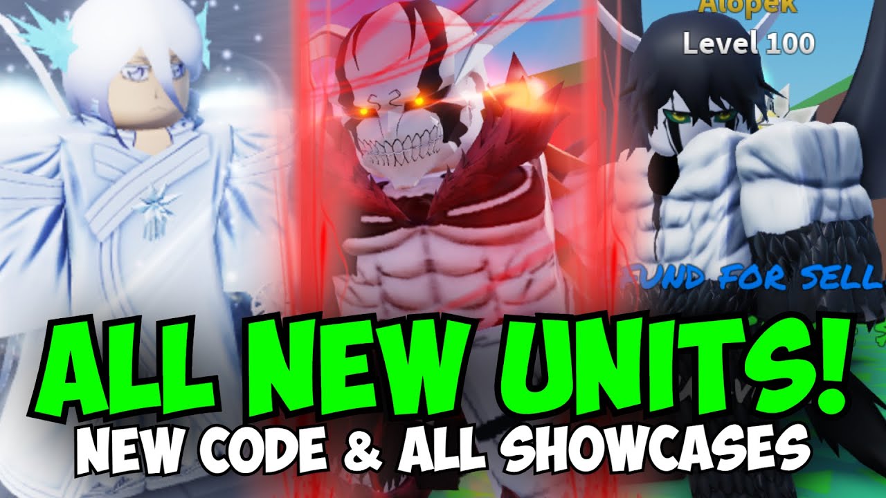 [CODE] All New Units Showcases in NEW BLEACH UPD on Ultimate Tower ...