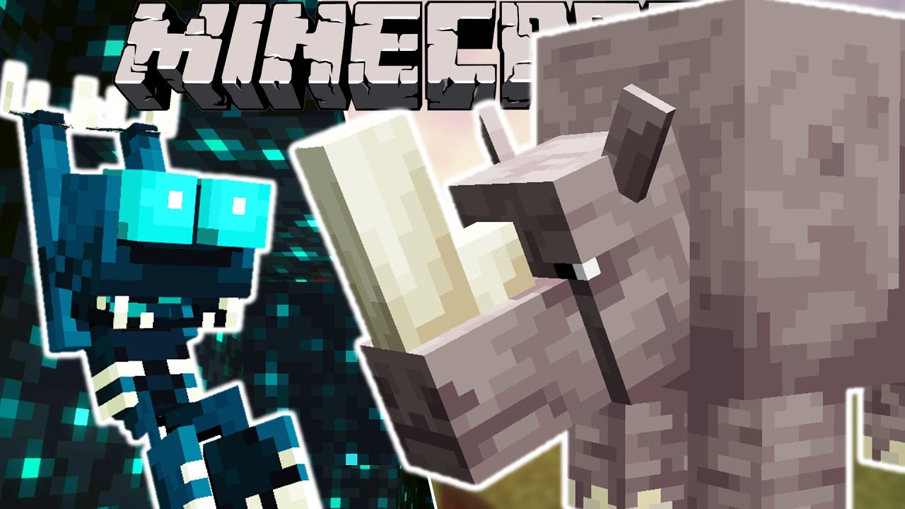 Minecraft: Sculk Majom és Orrszarvú! - Alex’s Mobs Mod Bemutató - YouTube