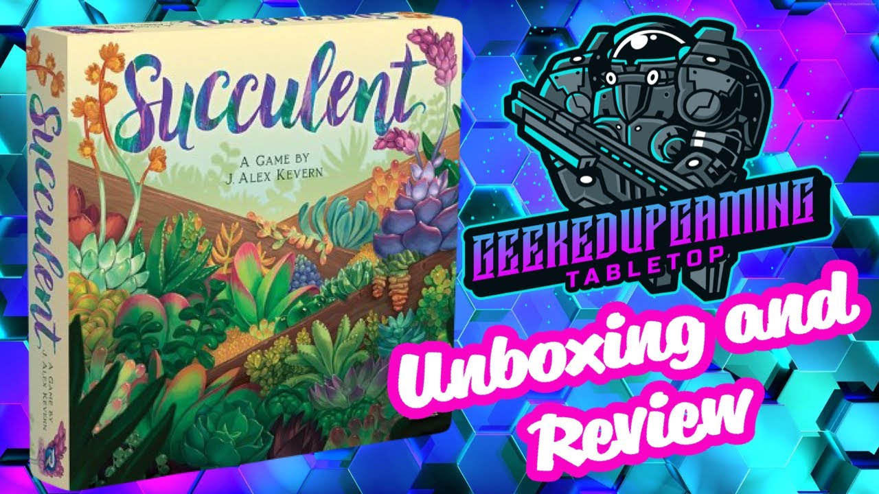 Review and unboxing//Succulent board game// - YouTube