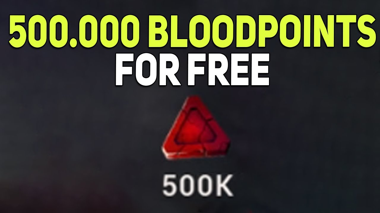 DBD How To Get BloodPoints For Free, Dead By Daylight Free BloodPoints ...