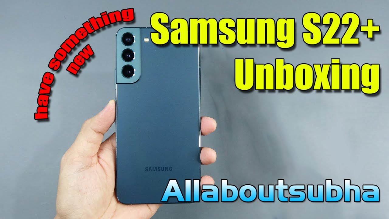 Samsung Galaxy S22 Plus Unboxing! | Samsung Galaxy S22 Plus first ...