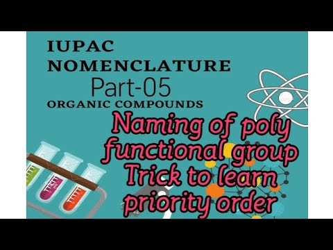 iupac nomanclature of organic chemistry class 11|| polyfunctional ...