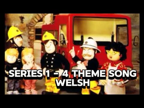 Fireman Sam ( Sam Tan ) Series 1 - 4 theme song ( Welsh 🏴󠁧󠁢󠁷󠁬󠁳󠁿 ...