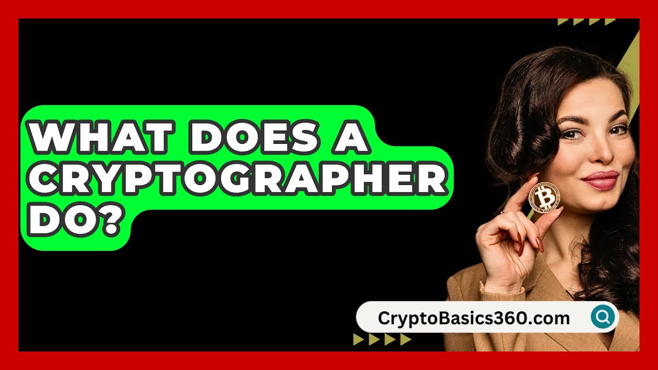 What Does a Cryptographer Do? - CryptoBasics360.com - YouTube