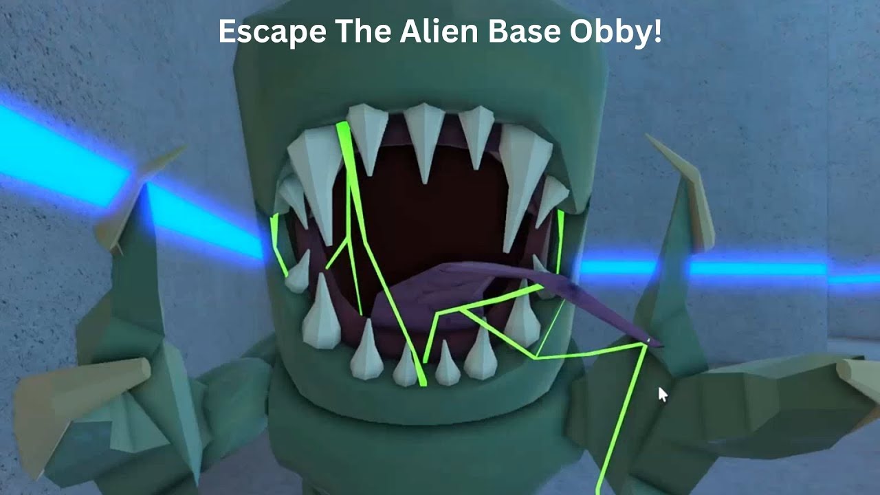 Roblox Escape The Alien Base Obby! (Scary Obby) - YouTube