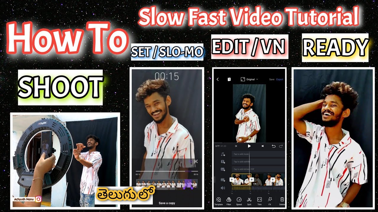 How To Shoot Slo-mo Video // How To Edit #Achyuthnanu - YouTube