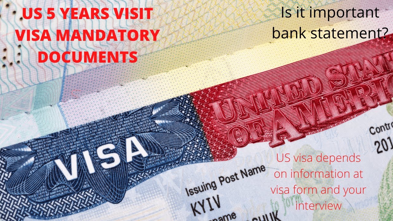 4 Basic documents for US multiple visit visa. - YouTube