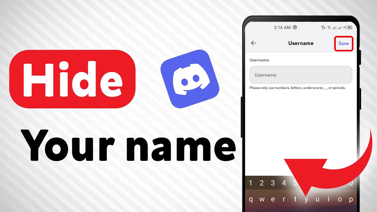 How to Hide Your Name On Discord (Updated) - YouTube