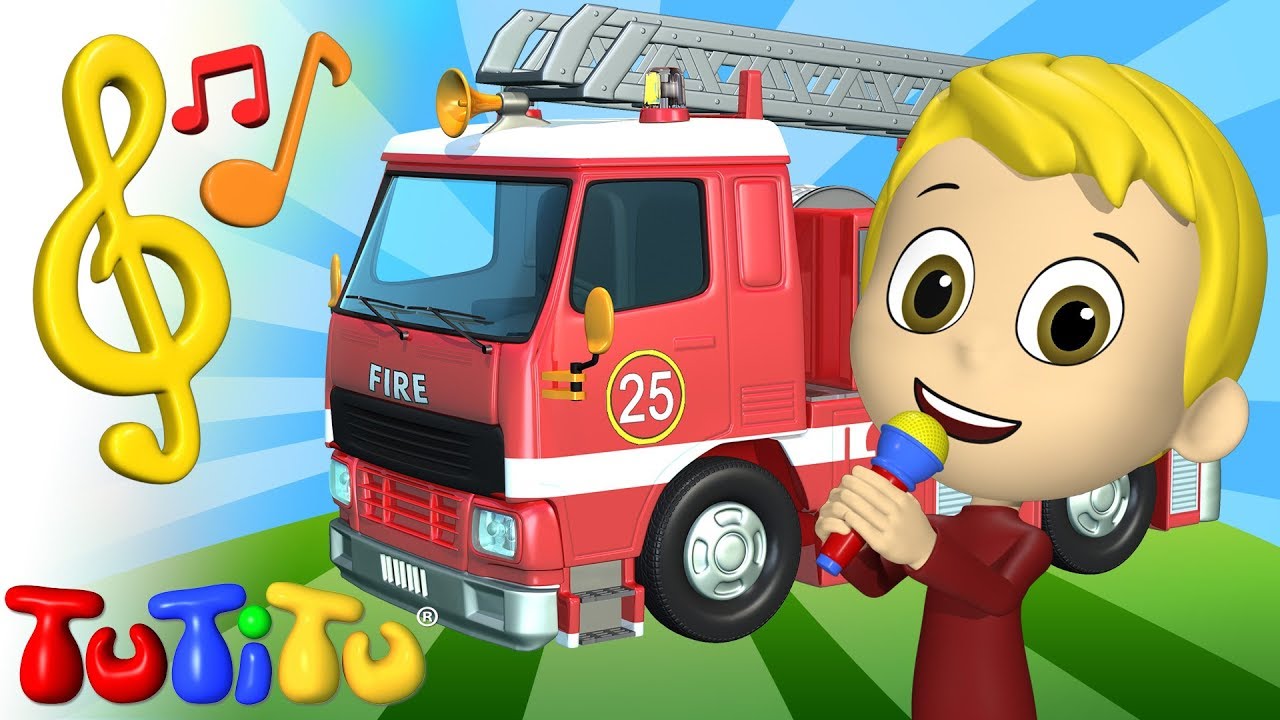 FireTruck Song | Karaoke | TuTiTu Toys and Songs for Children - YouTube