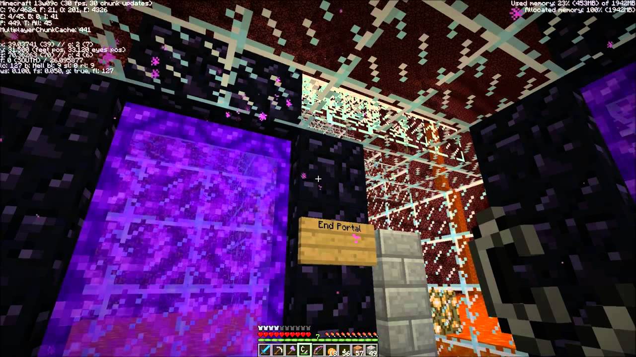 Advanced Nether Portal Guide - KollinsPlays Minecraft Vanilla Tutorial ...