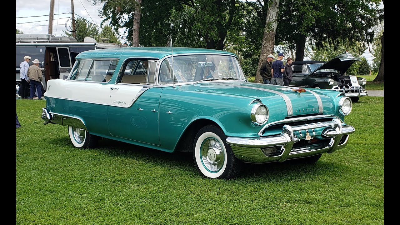 1955 Pontiac Safari Station Wagon. - YouTube
