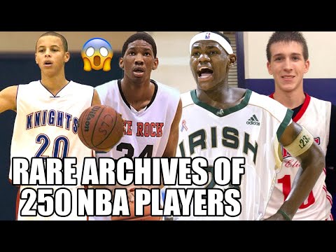 250 NBA PLAYERS HIGH SCHOOL HIGHLIGHTS!