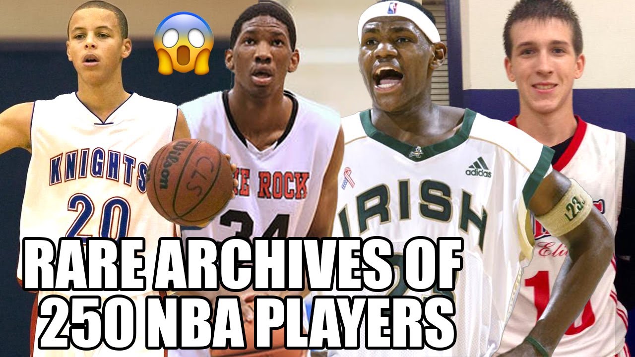250 NBA PLAYERS HIGH SCHOOL HIGHLIGHTS! - YouTube
