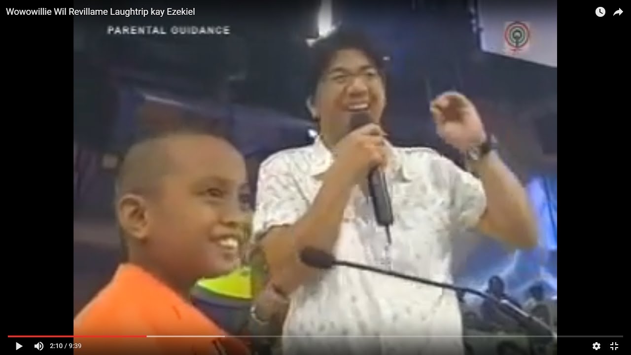 Wowowillie Wil Revillame Laughtrip kay Ezekiel - YouTube