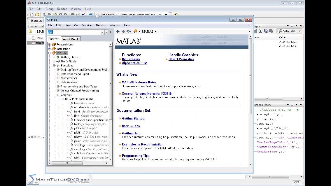 Matlab Essentials - Sect 4 - Using the Help Menus - YouTube