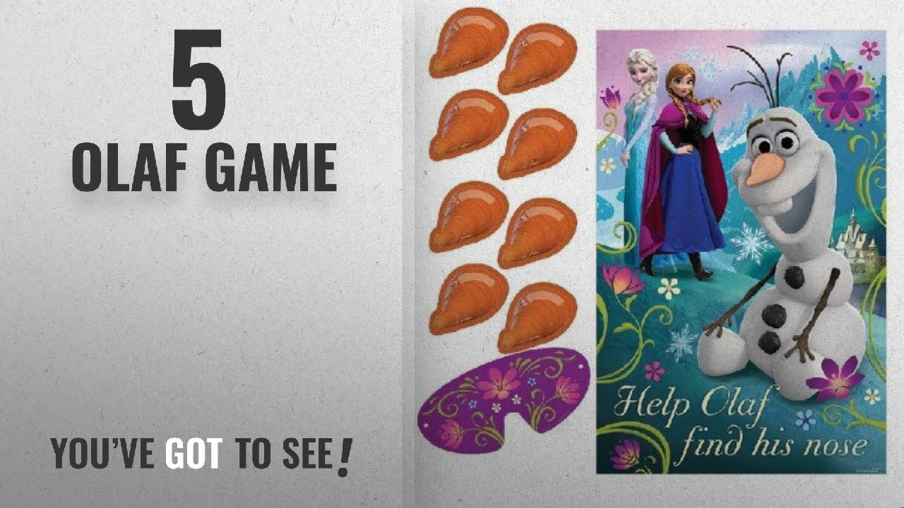 Top 10 Olaf Game [2018]: Disney Frozen Birthday Party Game Activity ...